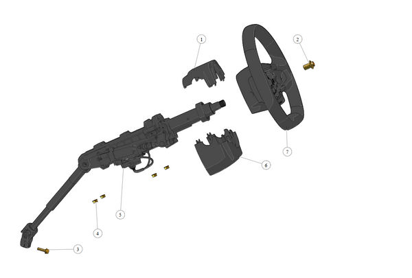 2023 Fisker Ocean Bare OEM Steering Column Bosch – SalvageSurfers